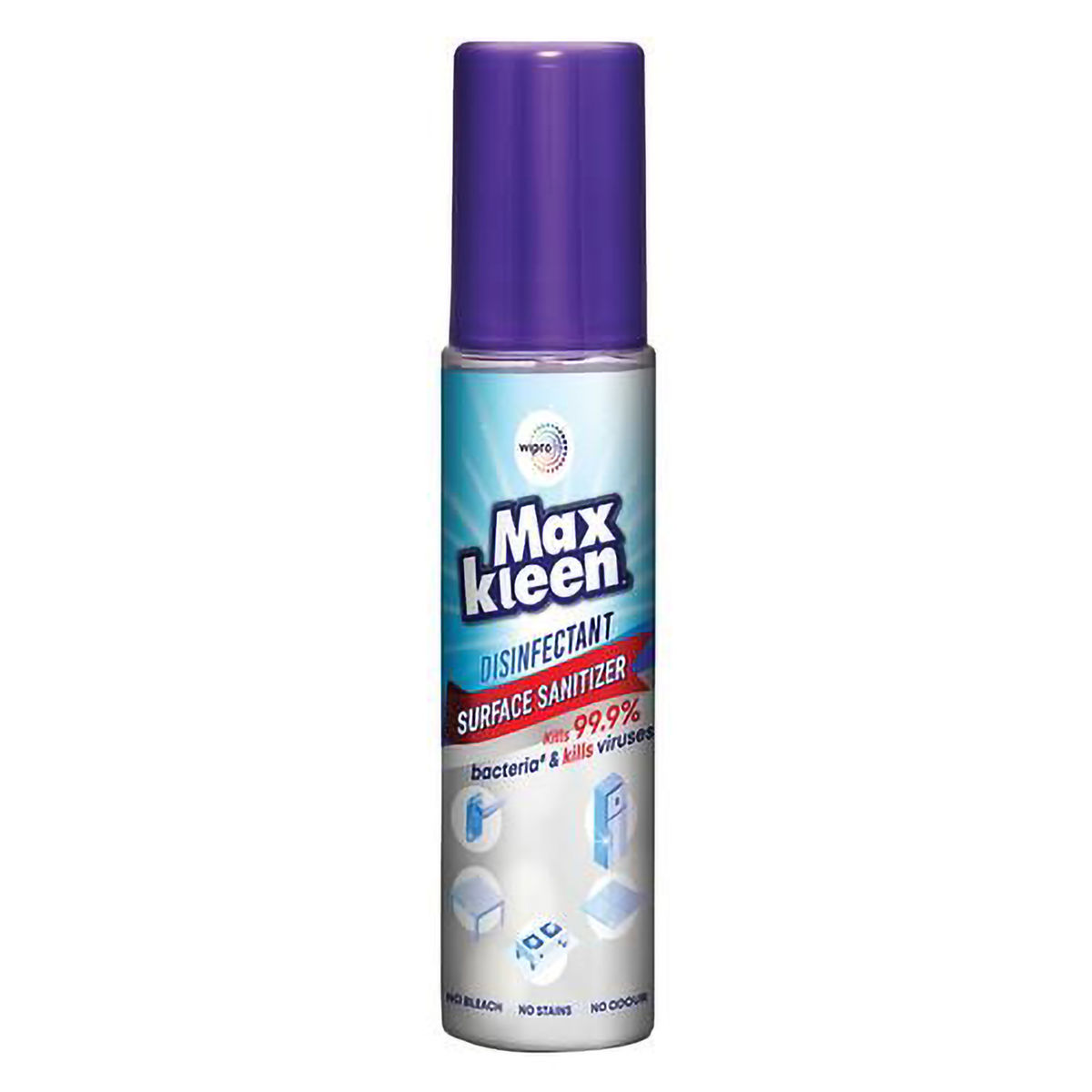 Buy Maxkleen Disinfectant Surface Sanitizer Spray, 220 ml | 19 Minutes ...