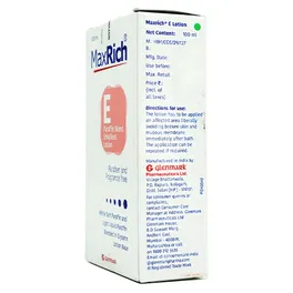 Buy Maxrich E Lotion 100 ml | 19 Minutes Delivery | Apollo Pharmacy