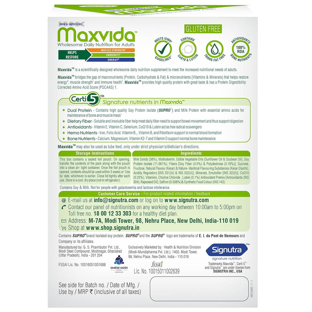 Maxvida Kesar Elaichi Flavour Powder | Uses, Side Effects, Price ...