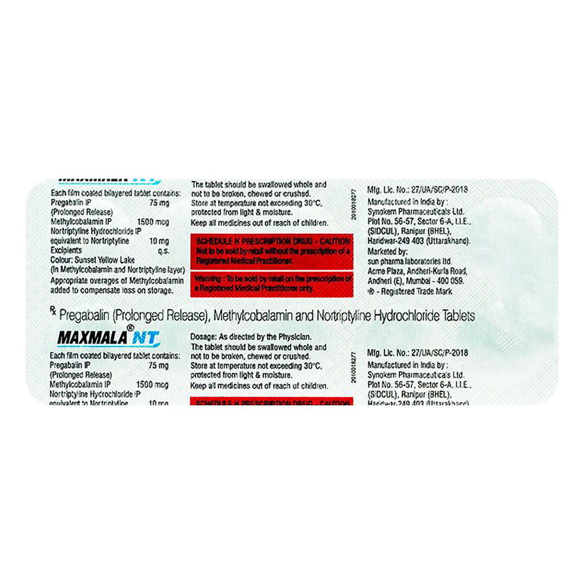 Maxmala Nt 75/1500/10 Tab | Uses, Side Effects, Price | Apollo Pharmacy