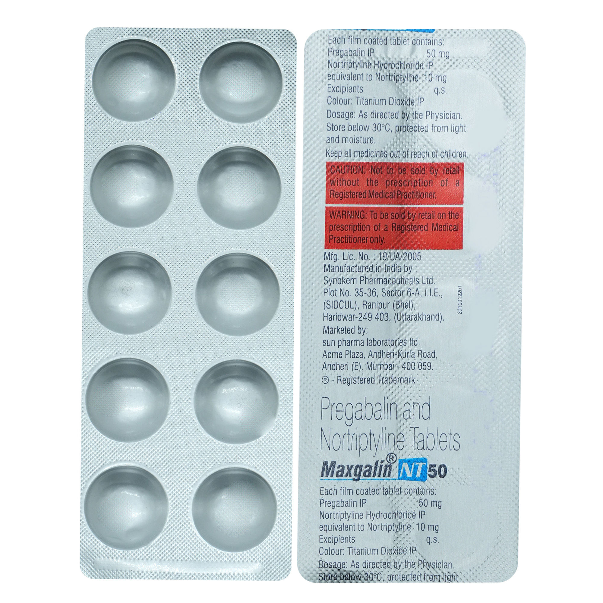 Maxgalin NT 50 Tablet का उपयोग, फायदे ,साइड इफेक्ट,कीमत in Hindi ...