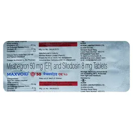 Maxvoid M 50 Tablet 10's | Uses, Side Effects, Price | Apollo Pharmacy