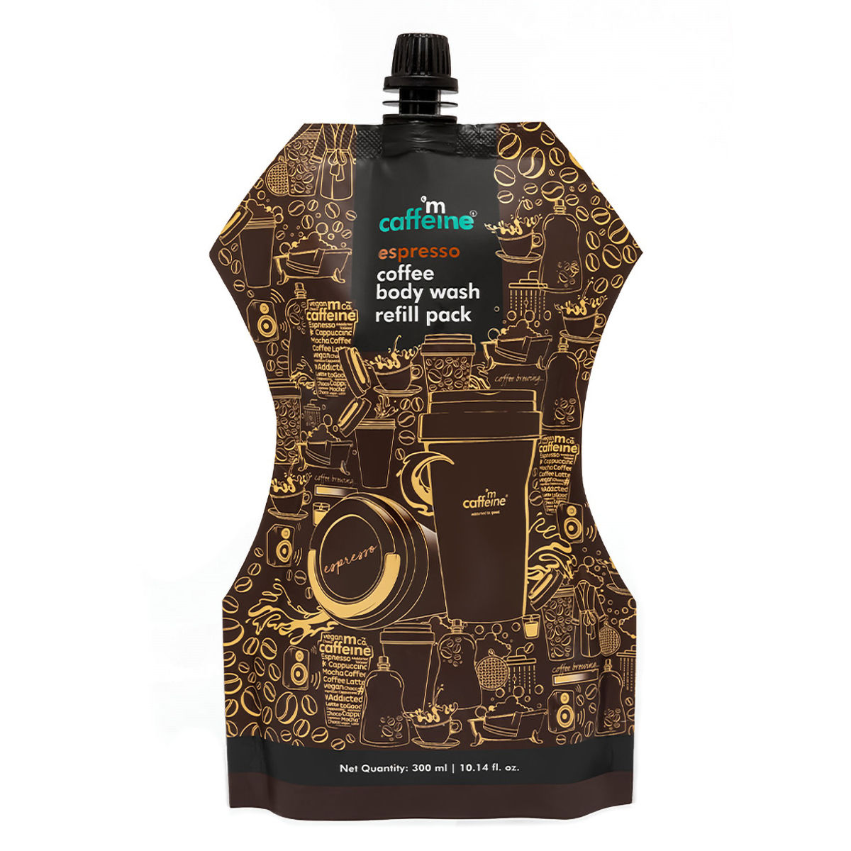 Buy Mcaffeine Espresso Coffee Body Wash 300 ml Refill Pack | 19 Minutes ...