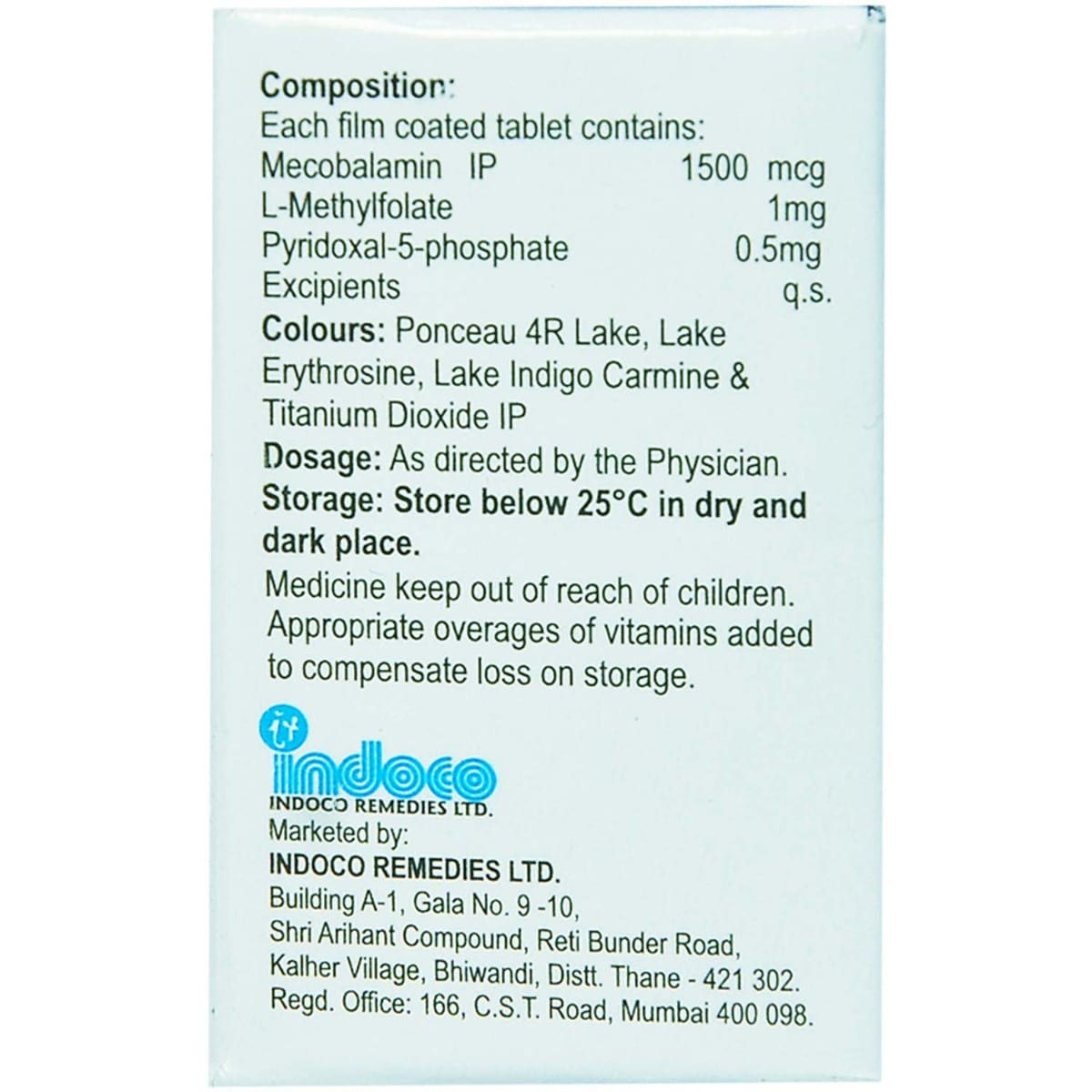 Mcbm-L Tablet 10's Price, Uses, Side Effects, Composition - Apollo Pharmacy