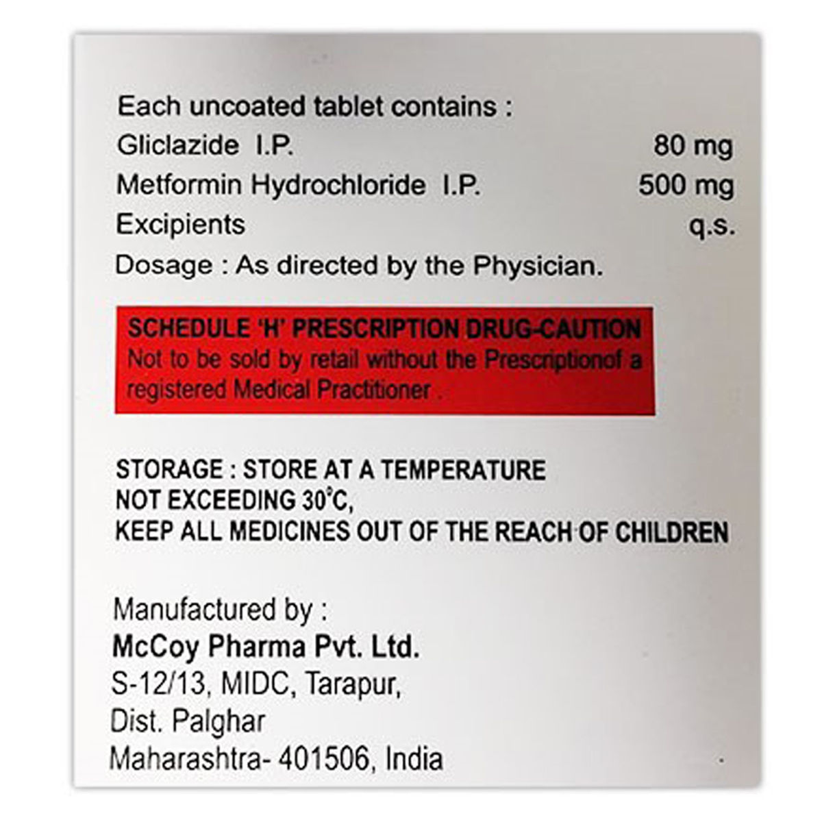 Mclazide Plus M Tablet 15's Price, Uses, Side Effects, Composition ...