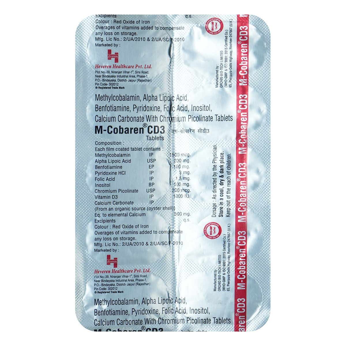 M-Cobaren CD3 Tablet | Uses, Side Effects, Price | Apollo Pharmacy