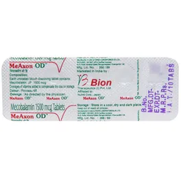 MeAxon OD Tablet | Uses, Side Effects, Price | Apollo Pharmacy