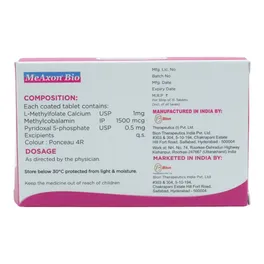 Meaxon Bio Tablet | Uses, Side Effects, Price | Apollo Pharmacy