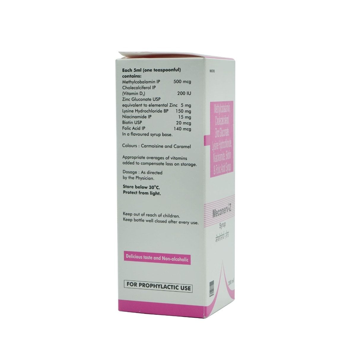 Meconerv-Z Syrup | Uses, Side Effects, Price | Apollo Pharmacy