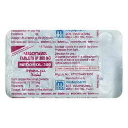 Medomol 300 mg Tablet | Uses, Side Effects, Price | Apollo Pharmacy