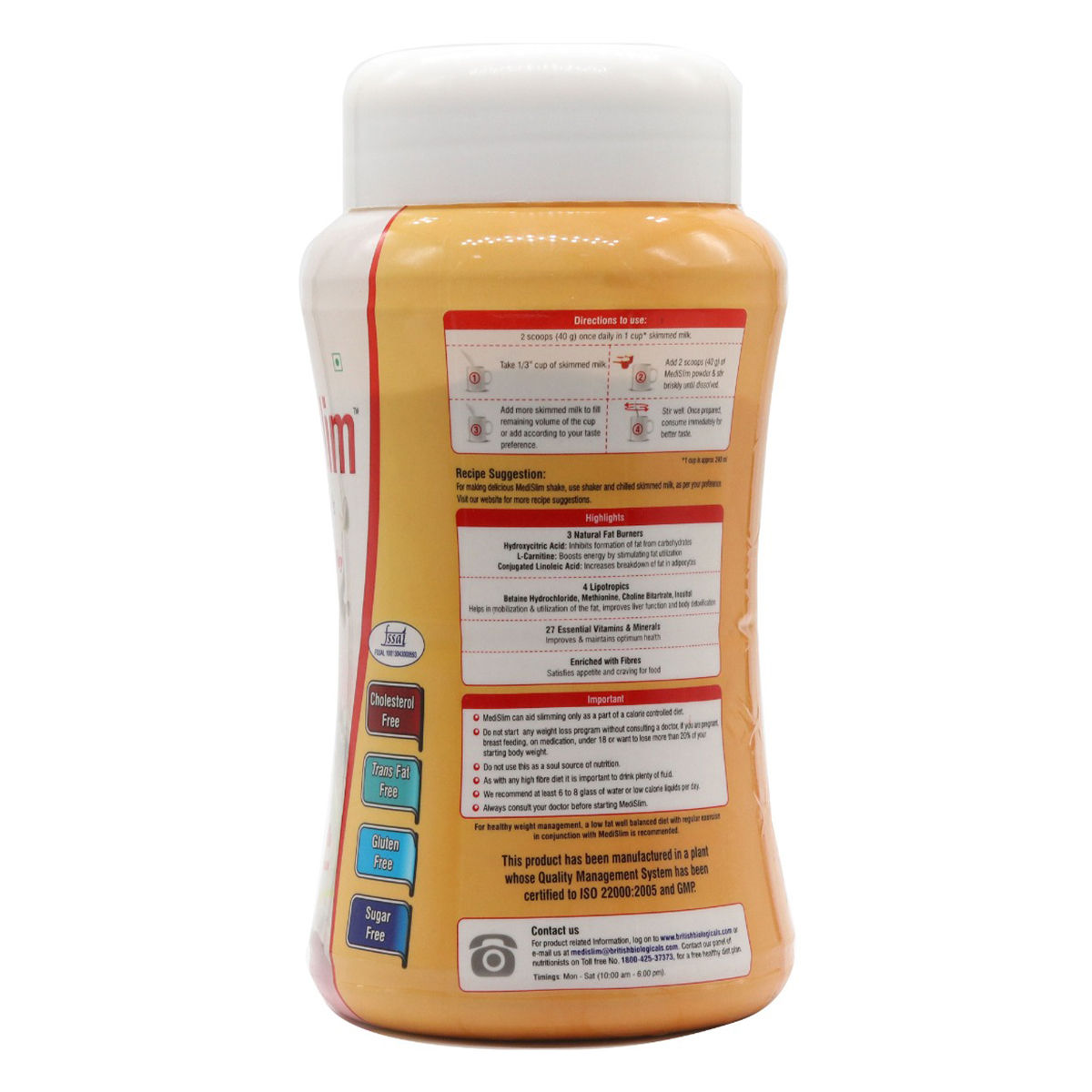 Medislim Vanilla Flavour Powder, 500 gm Price, Uses, Side Effects ...