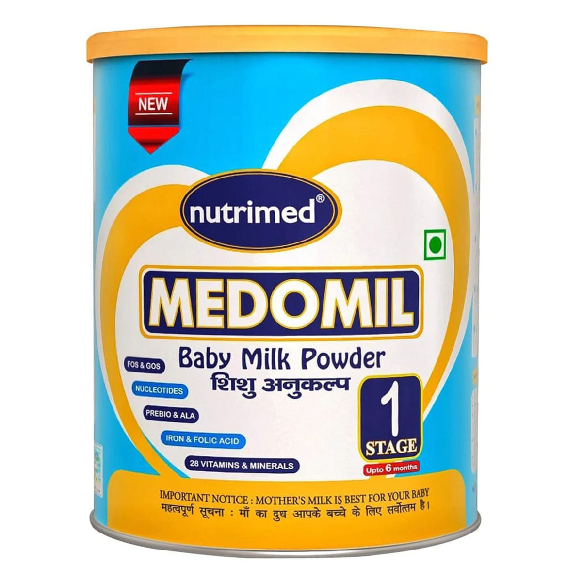 Buy Medomil Baby Milk Powder, Stage 1, Up to 6 Months, 400 gm Tin | 19 ...