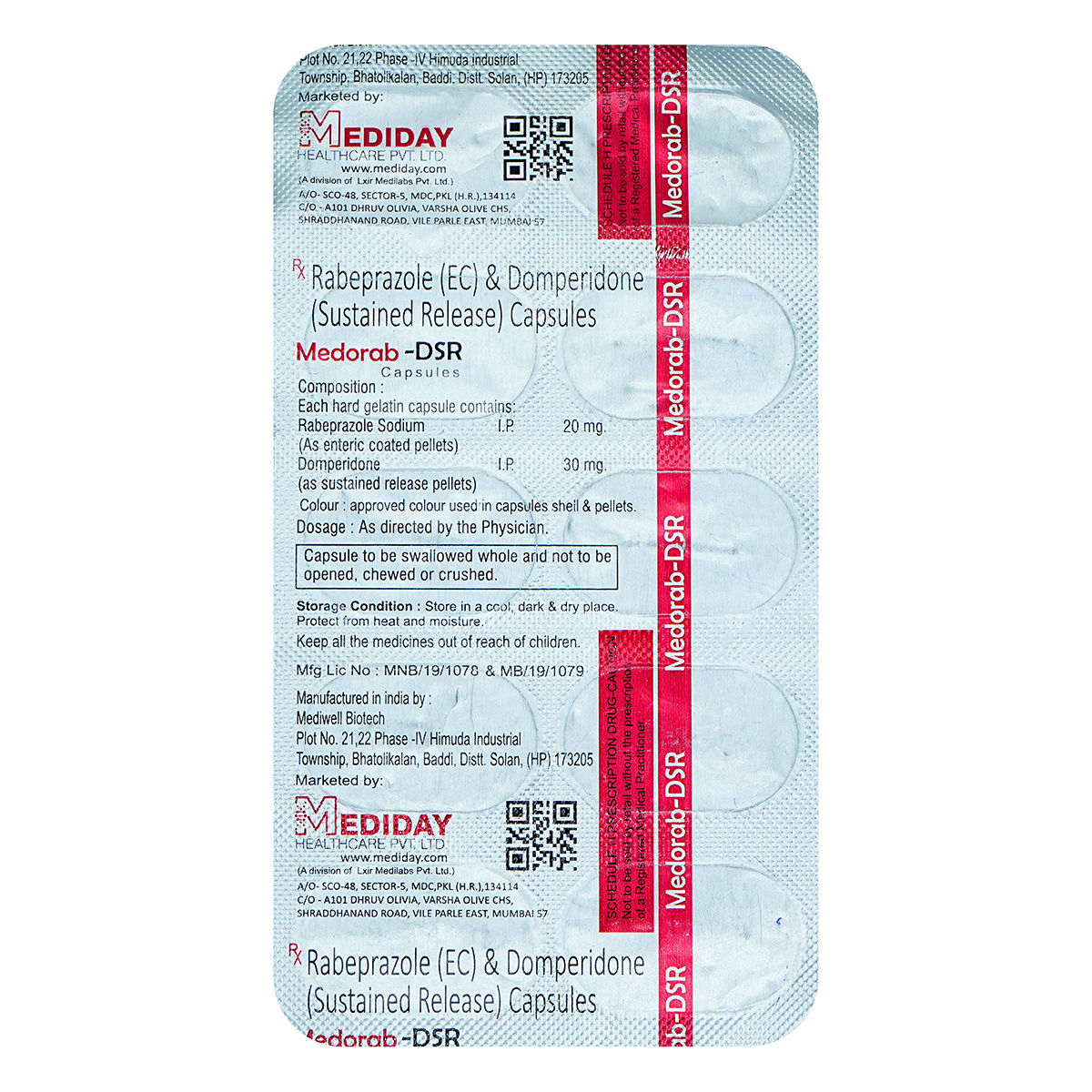 Medorab DSR Capsule | Uses, Side Effects, Price | Apollo Pharmacy