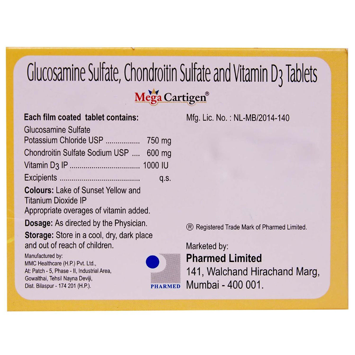 Mega Cartigen Tablet 10's Price, Uses, Side Effects, Composition ...