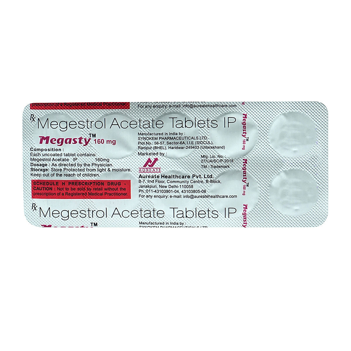 Megasty 160 Tablet 10's Price, Uses, Side Effects, Composition - Apollo ...