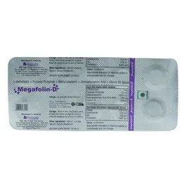 Megafolin D Tablet | Uses, Side Effects, Price | Apollo Pharmacy