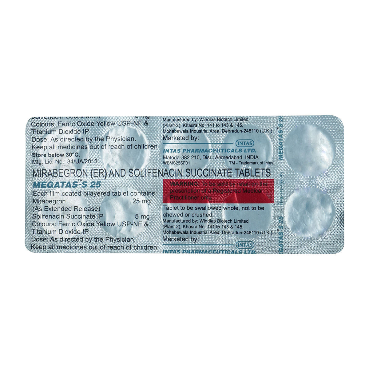 Megatas-S 25 Tablet 10's Price, Uses, Side Effects, Composition ...