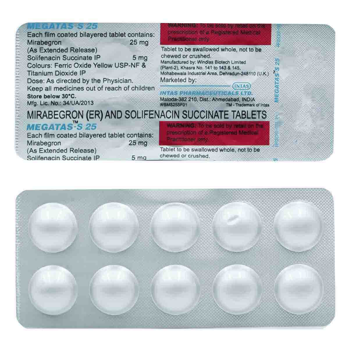 Megatas-S 25 Tablet | Uses, Side Effects, Price | Apollo Pharmacy