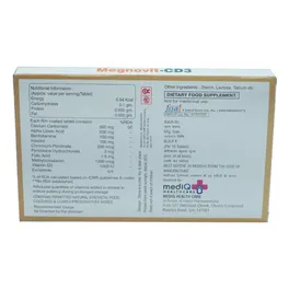 Megnovit CD3 Tablet | Uses, Side Effects, Price | Apollo Pharmacy