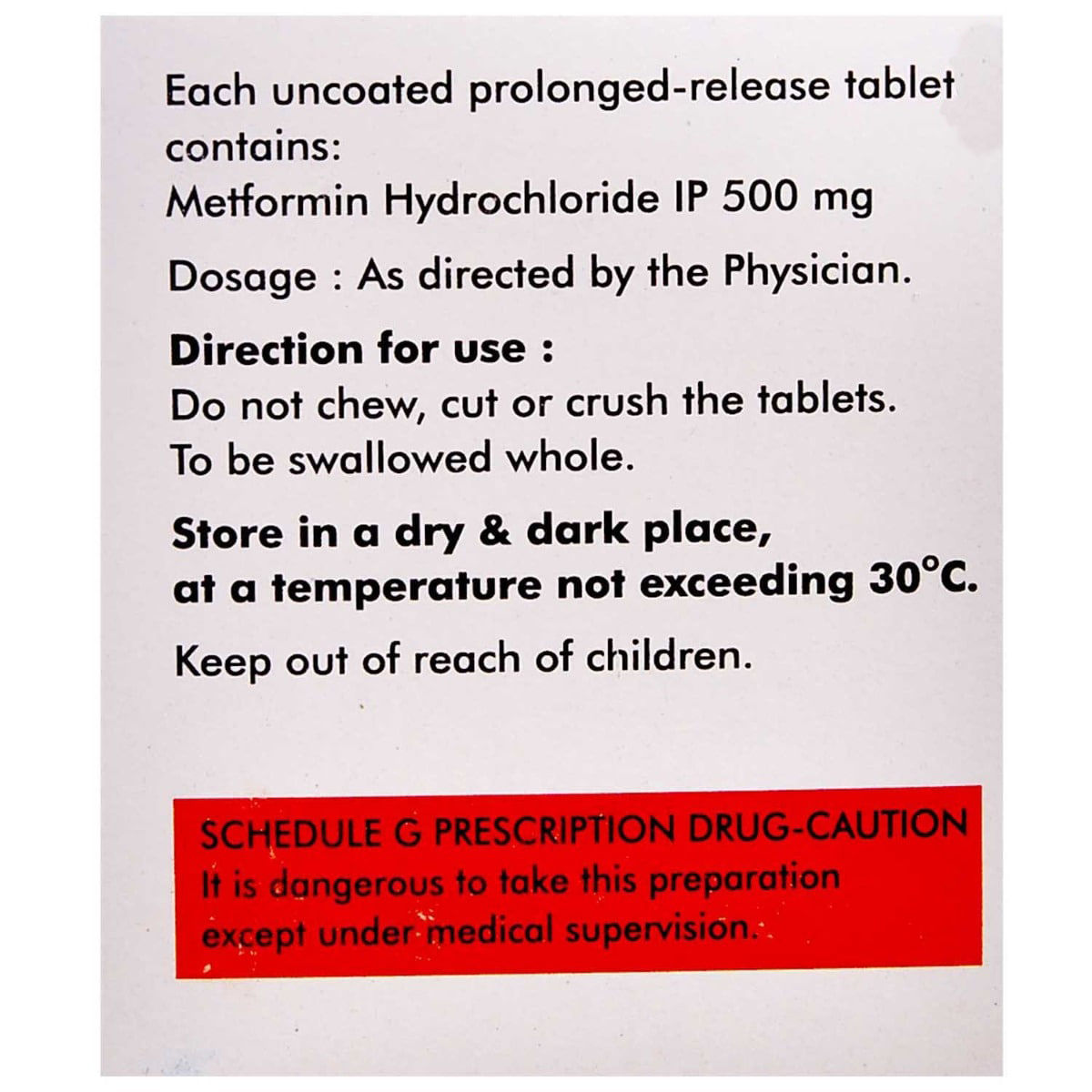 Melmet-500 SR Tablet | Uses, Side Effects, Price | Apollo Pharmacy