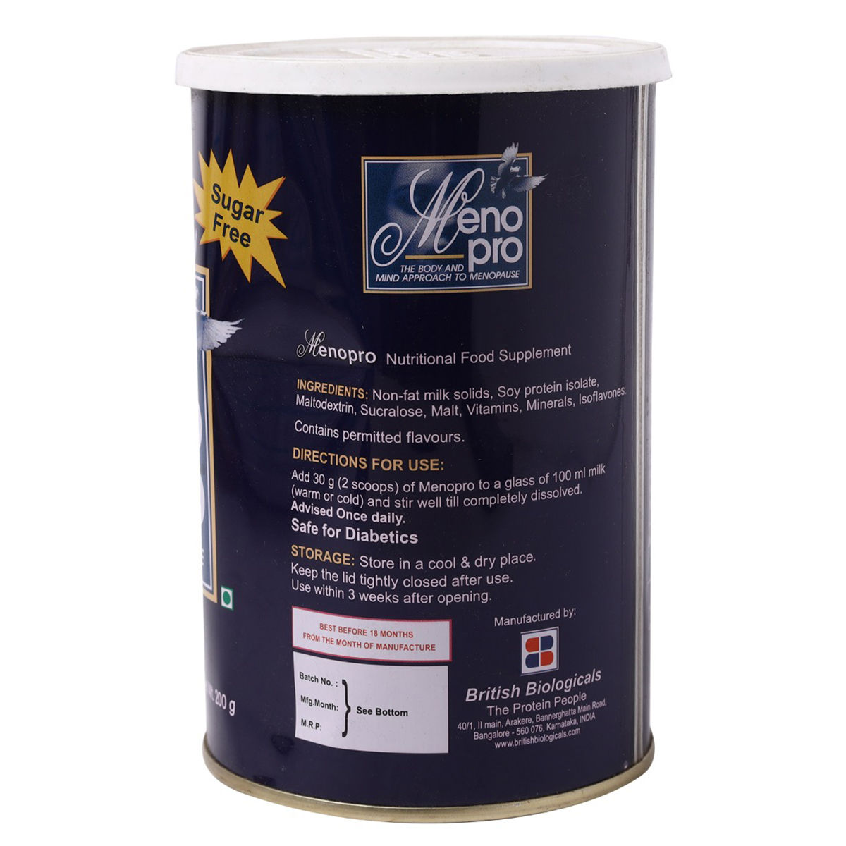 Menopro Mango Flavour Powder, 200 gm Tin Price, Uses, Side Effects ...