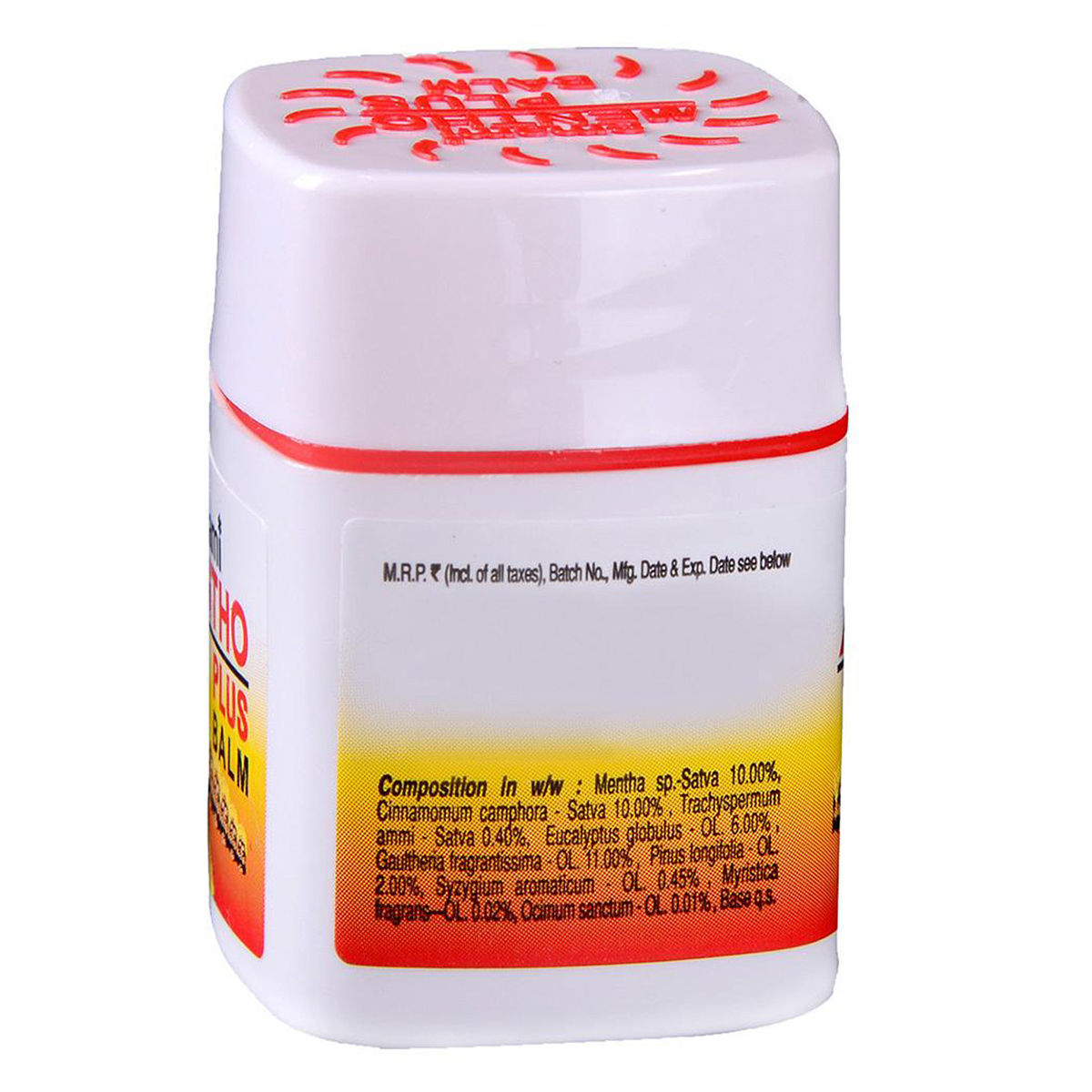 Emami Menthoplus Balm, 4 gm Price, Uses, Side Effects, Composition ...