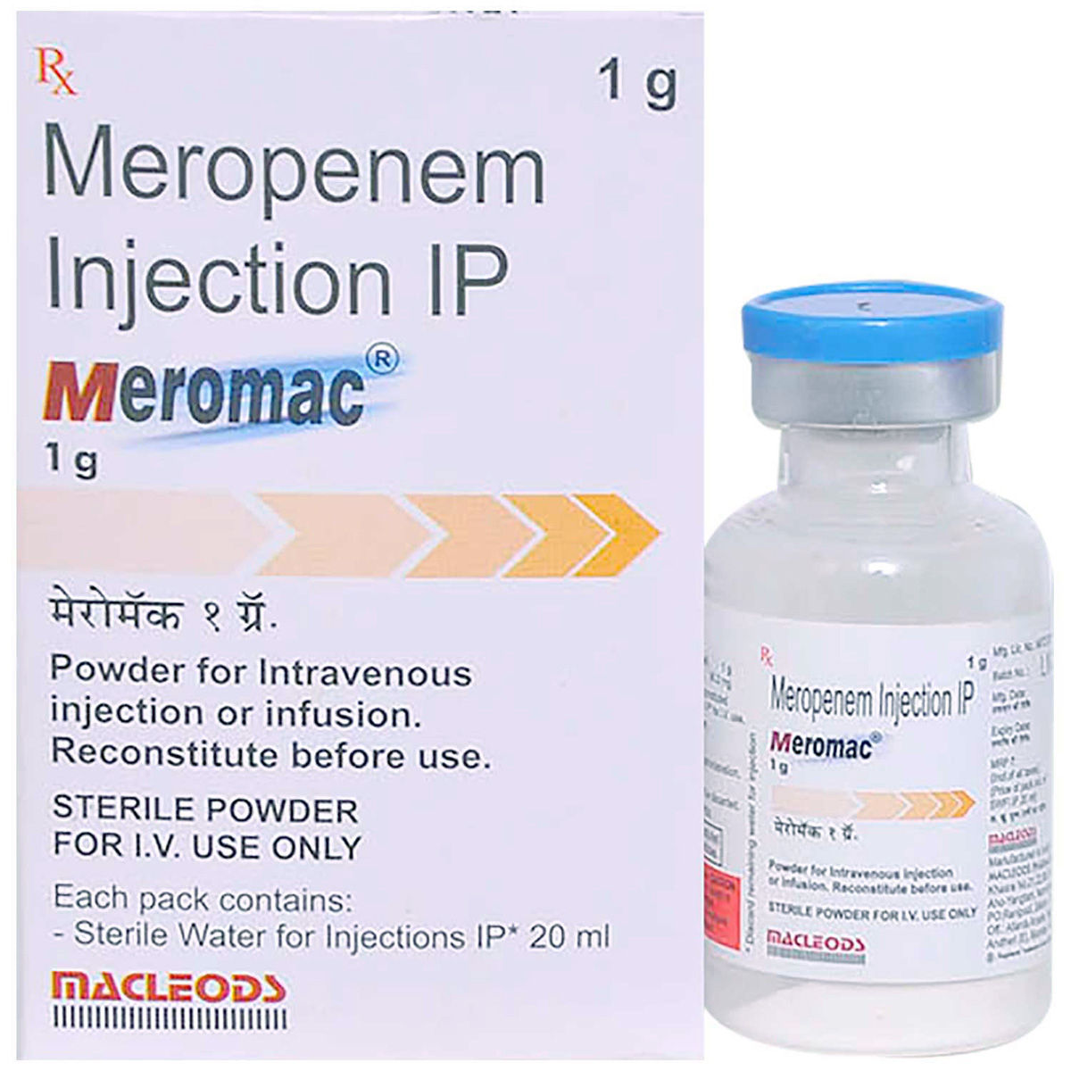 Meromac 1gm Injection | Uses, Side Effects, Price | Apollo Pharmacy
