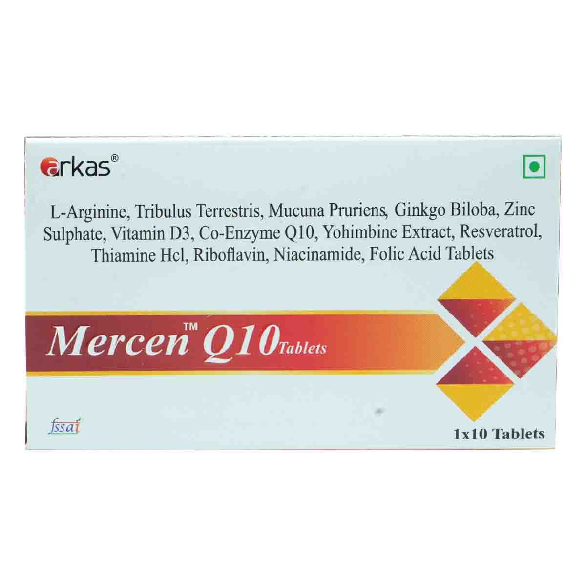 Mercen Q 10 Tablet 10's Price, Uses, Side Effects, Composition - Apollo ...