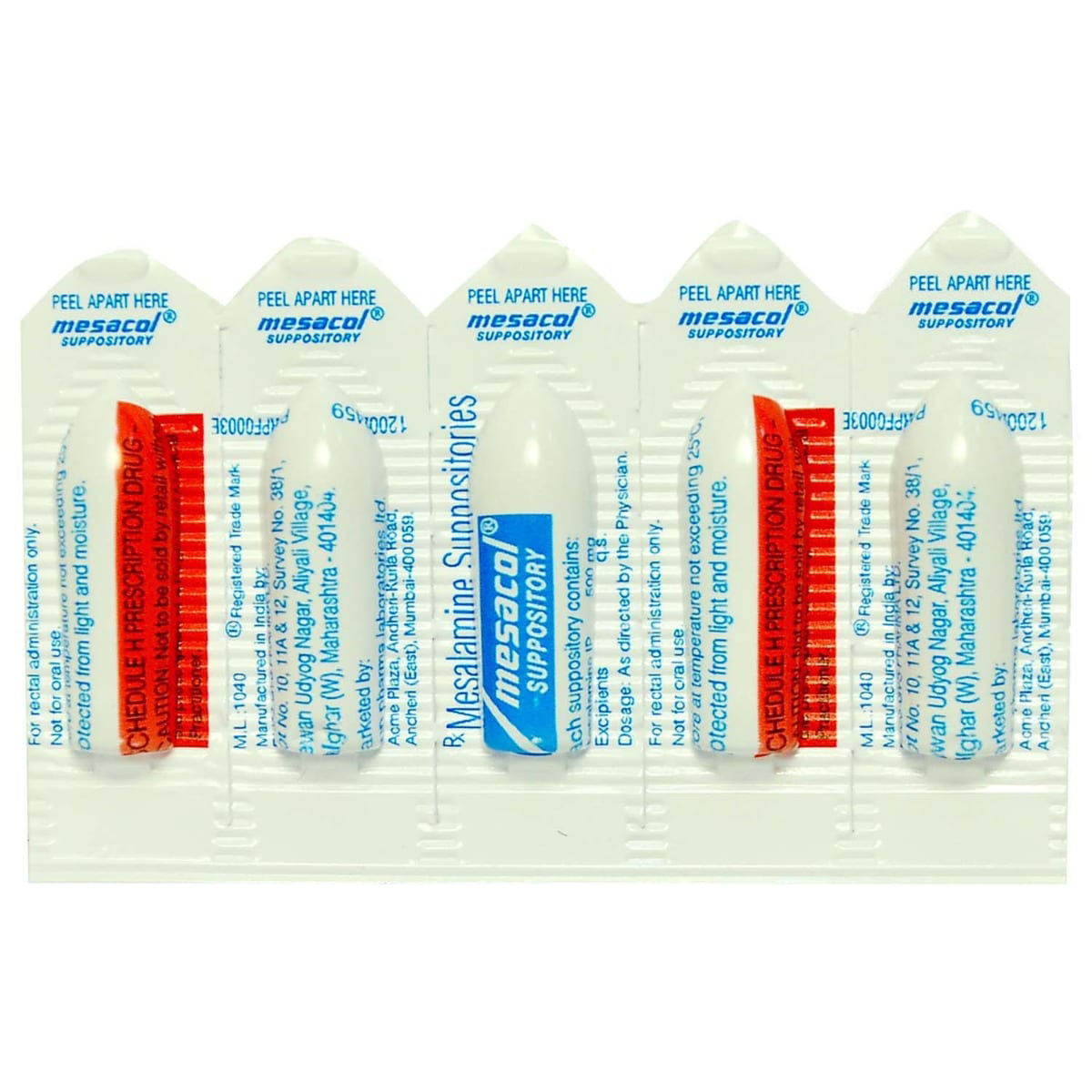 Mesacol Suppository | Uses, Side Effects, Price | Apollo Pharmacy