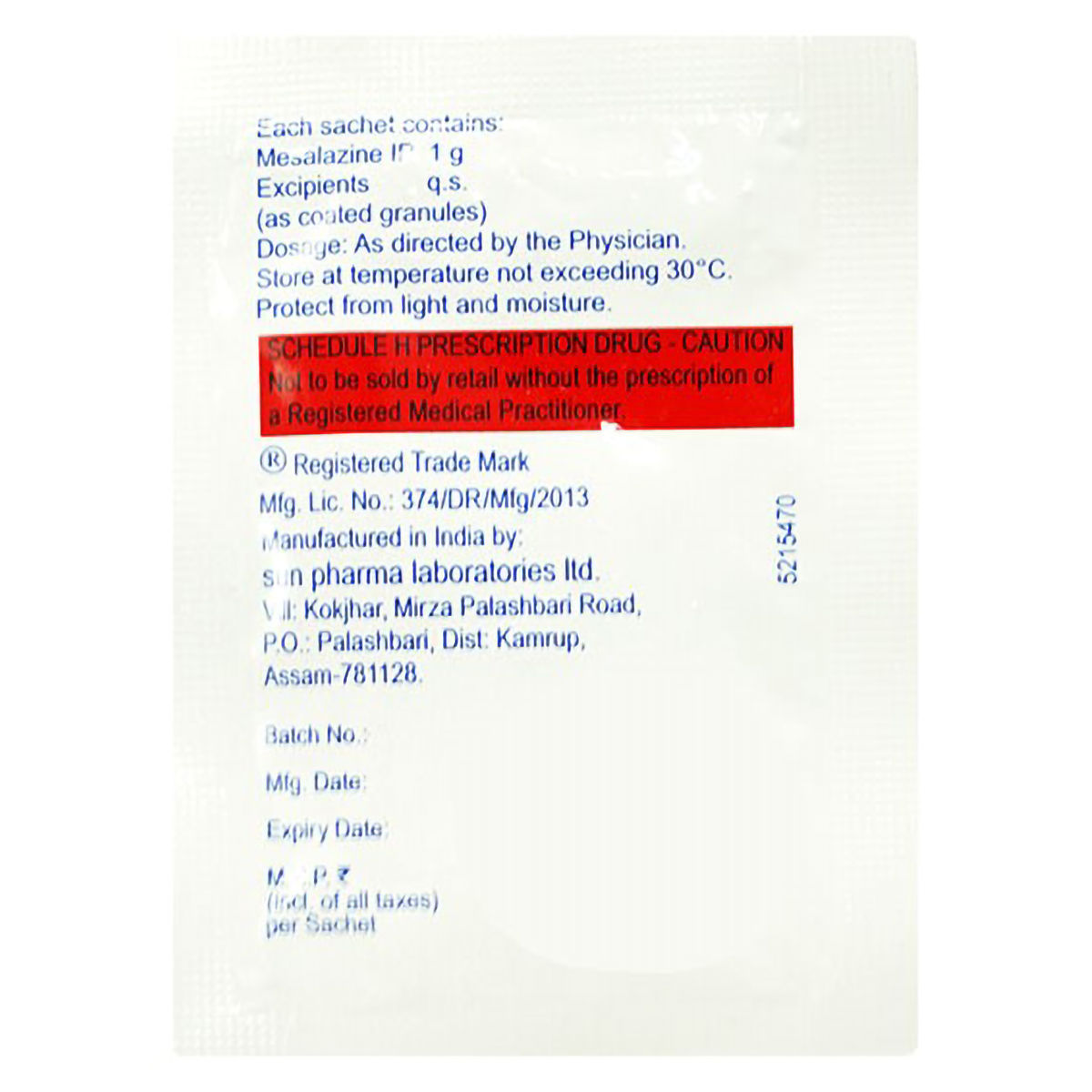Mesacol CR Granules 1 gm Price, Uses, Side Effects, Composition ...