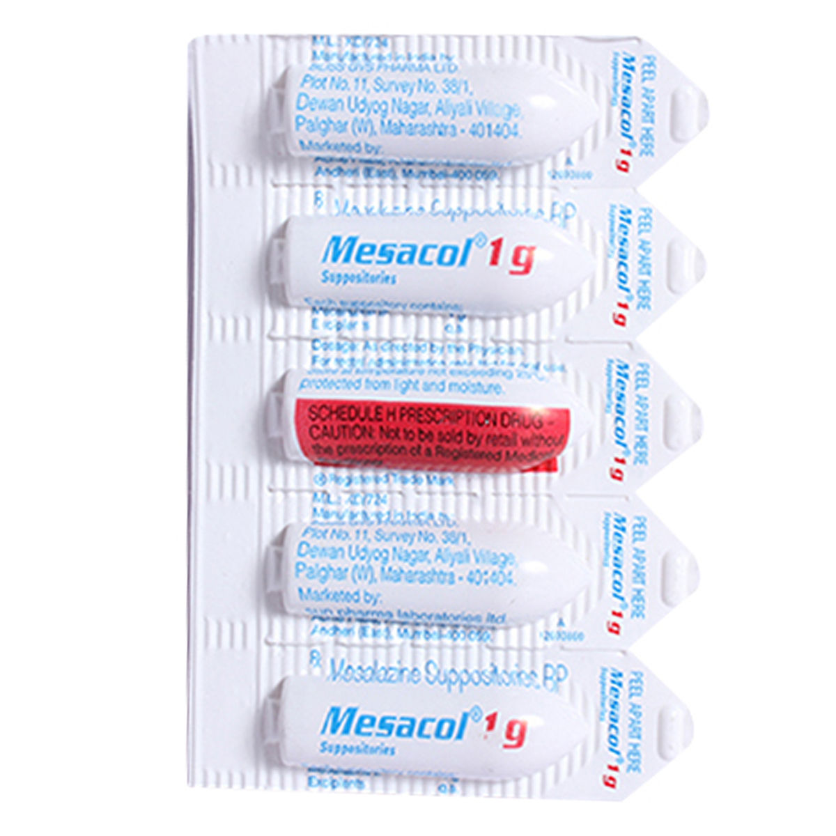 MESACOL 1GM SUPPOSITORIES | Uses, Side Effects, Price | Apollo Pharmacy