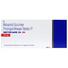 Metocard XL 50 Tablet | Uses, Side Effects, Price | Apollo Pharmacy