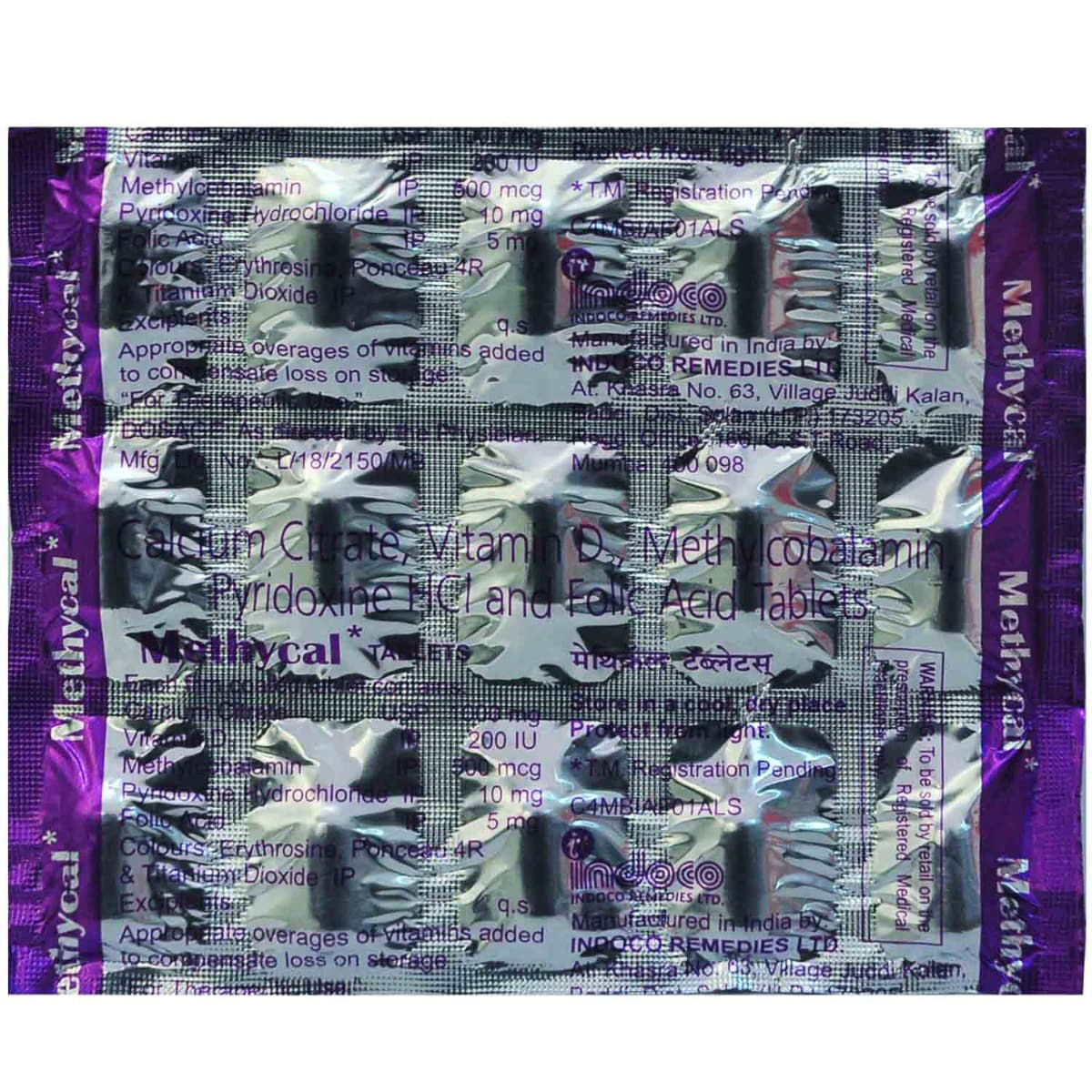 Methycal Tablet 15's Price, Uses, Side Effects, Composition - Apollo ...