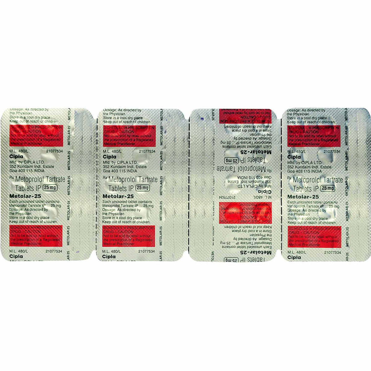 Metolar 25 Tablet 15's Price, Uses, Side Effects, Composition - Apollo ...