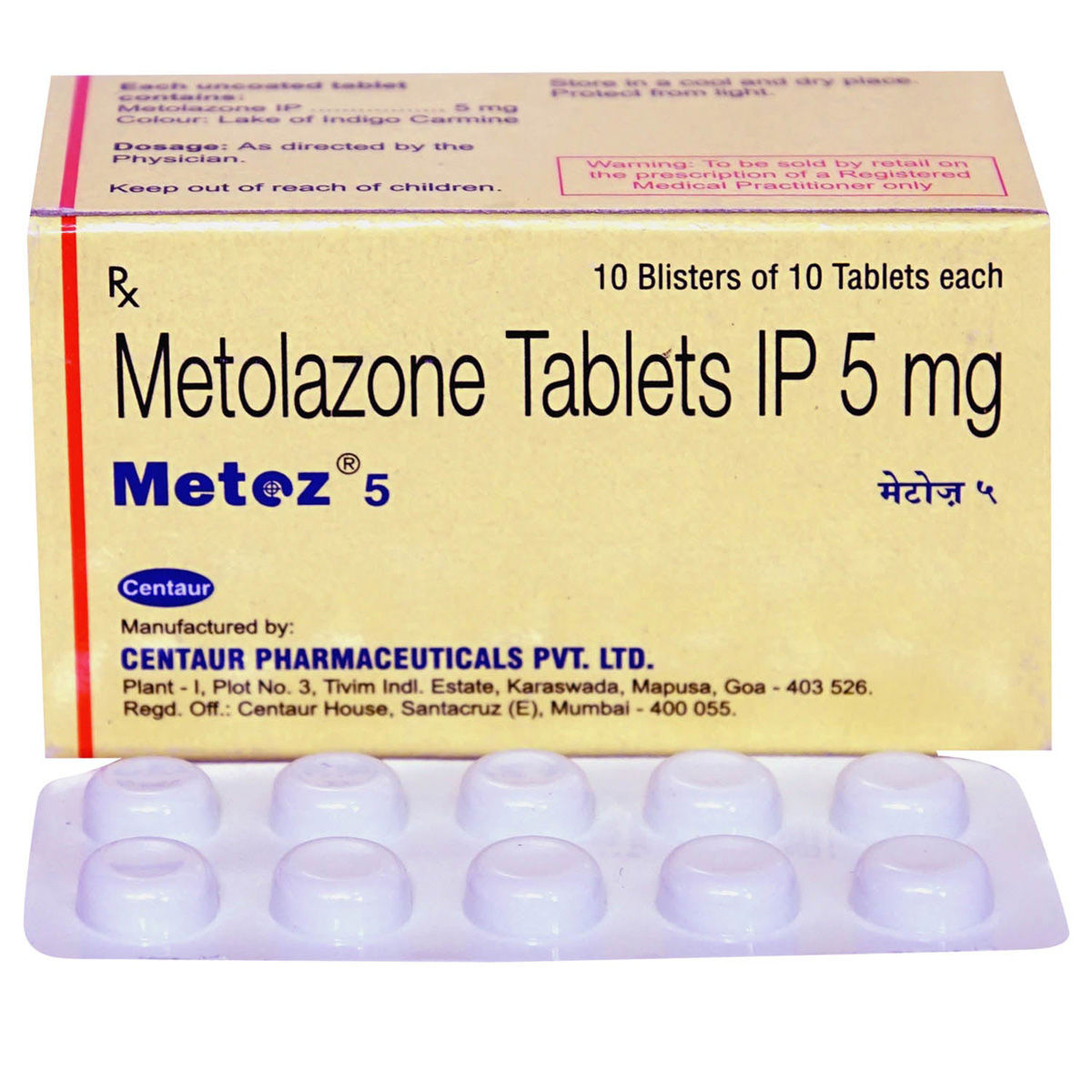 Metoz 5 Tablet 10's Price, Uses, Side Effects, Composition - Apollo ...