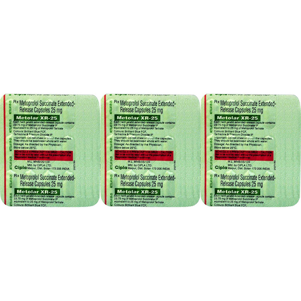 Metolar XR-25 Capsule | Uses, Side Effects, Price | Apollo Pharmacy