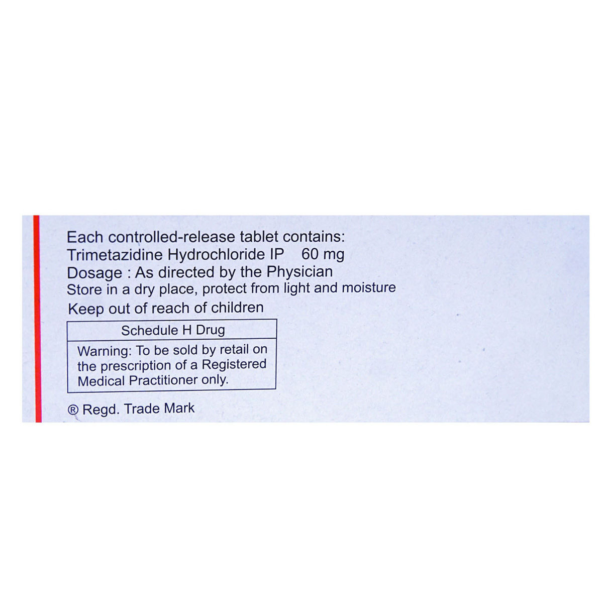 Metagard CR-60 Tablet 10's Price, Uses, Side Effects, Composition ...