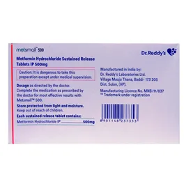 Metsmall 500 Tablet | Uses, Side Effects, Price | Apollo Pharmacy