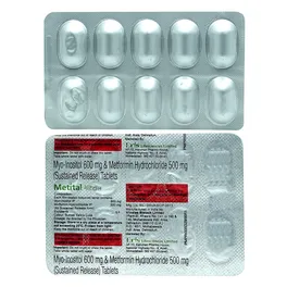 Metital Tablet | Uses, Side Effects, Price | Apollo Pharmacy