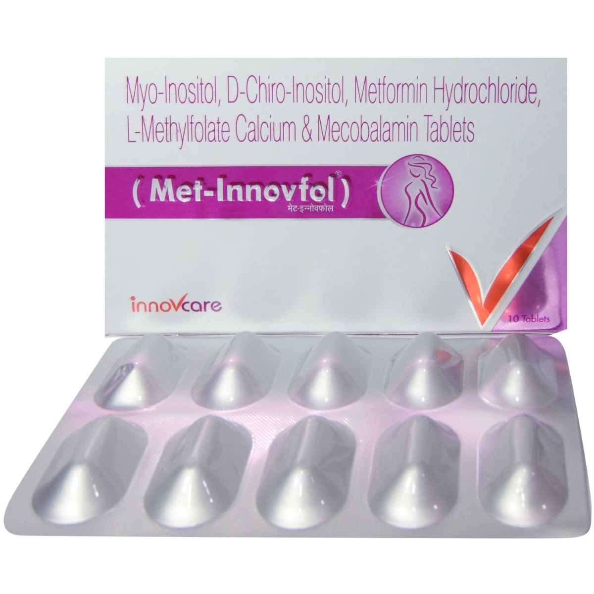 Met Innovfol Tablet 10's Price, Uses, Side Effects, Composition ...