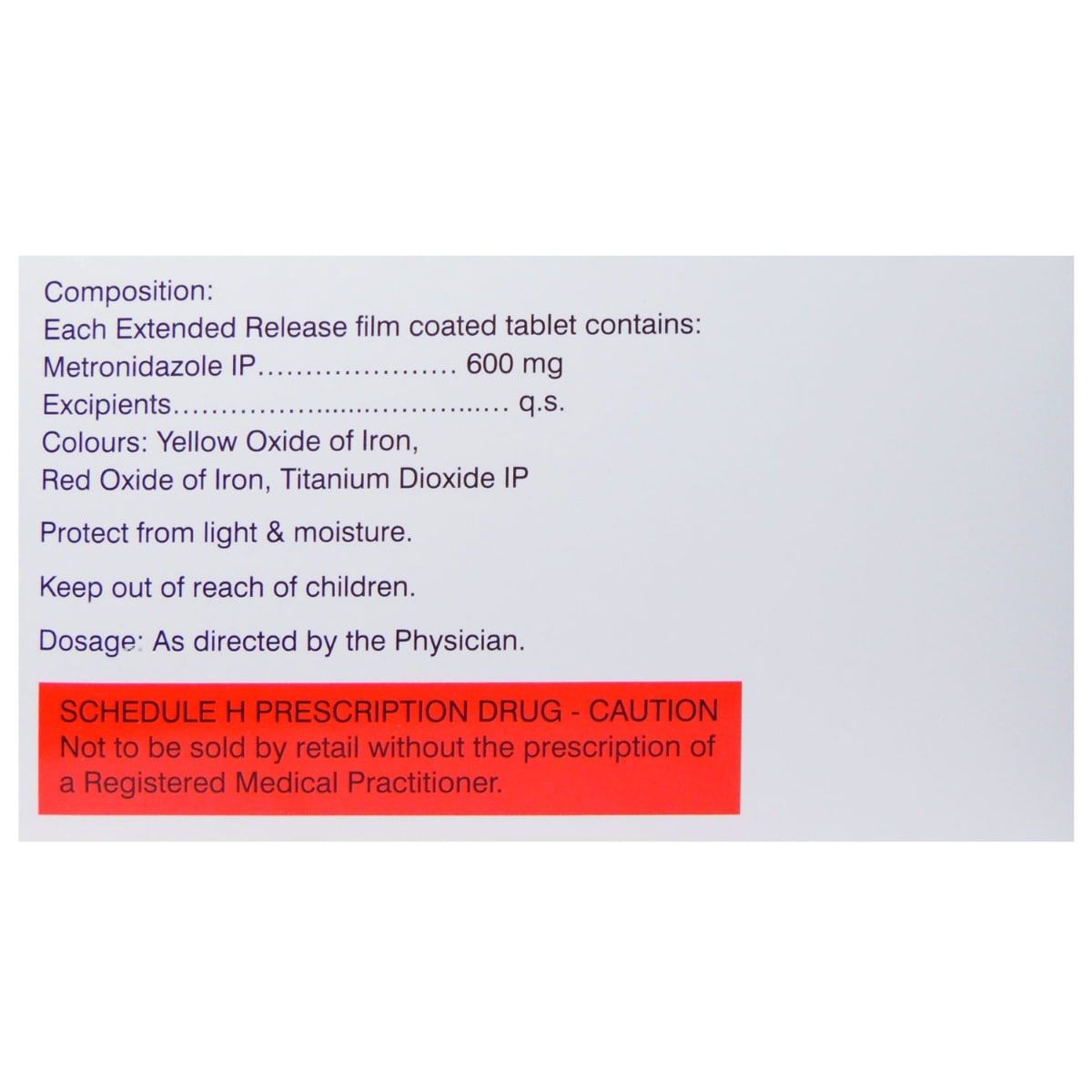 Metrogyl ER Tablet 10's Price, Uses, Side Effects, Composition - Apollo ...