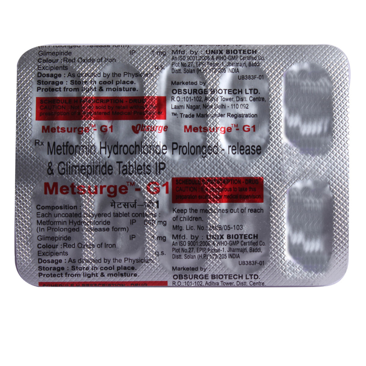 Metsurge-G1 Tablet 10`S 10's Price, Uses, Side Effects, Composition ...