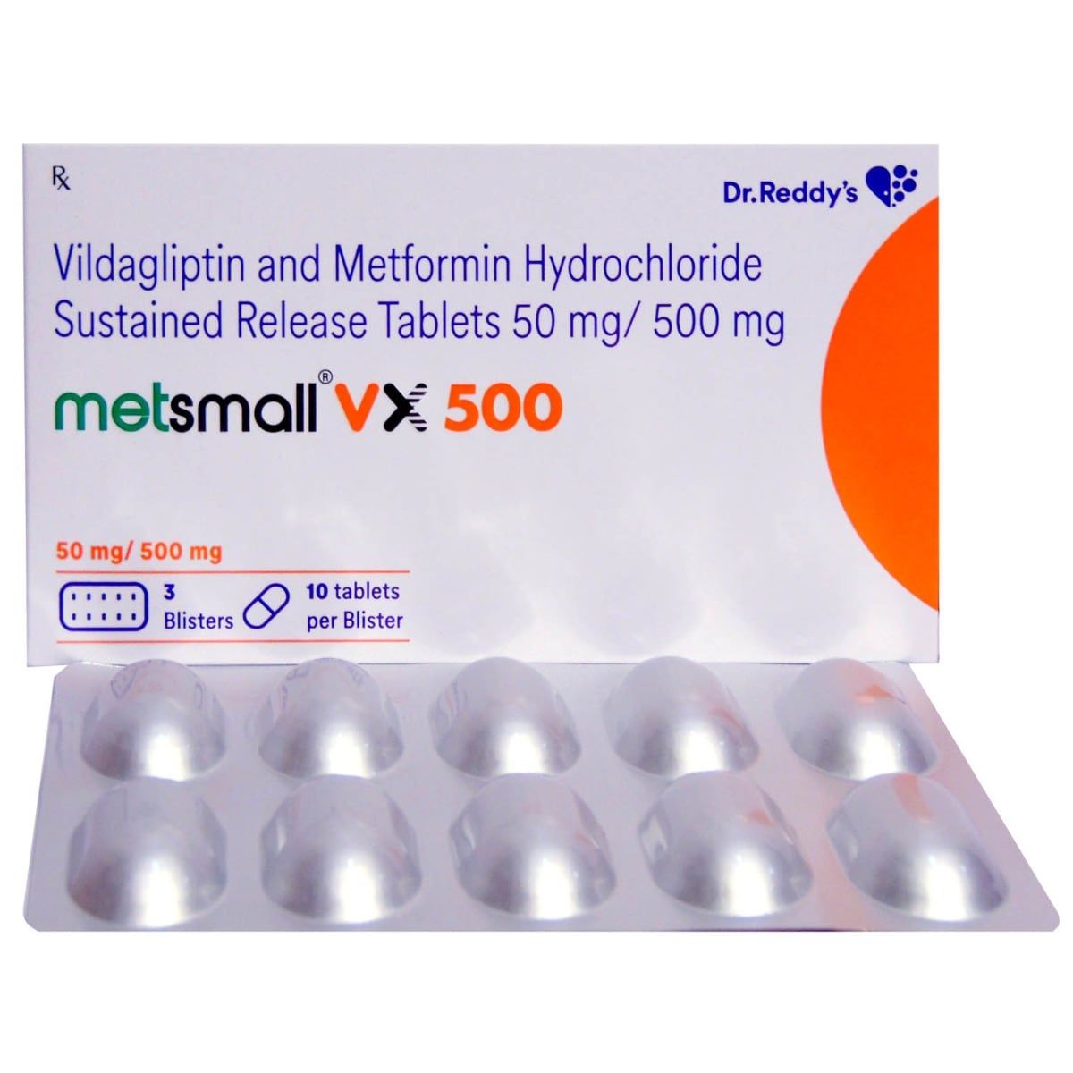Metsmall VX 500 Tablet 10's Price, Uses, Side Effects, Composition ...