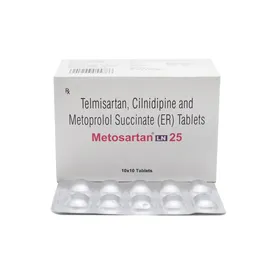 Metosartan LN 25 Tablet | Uses, Side Effects, Price | Apollo Pharmacy