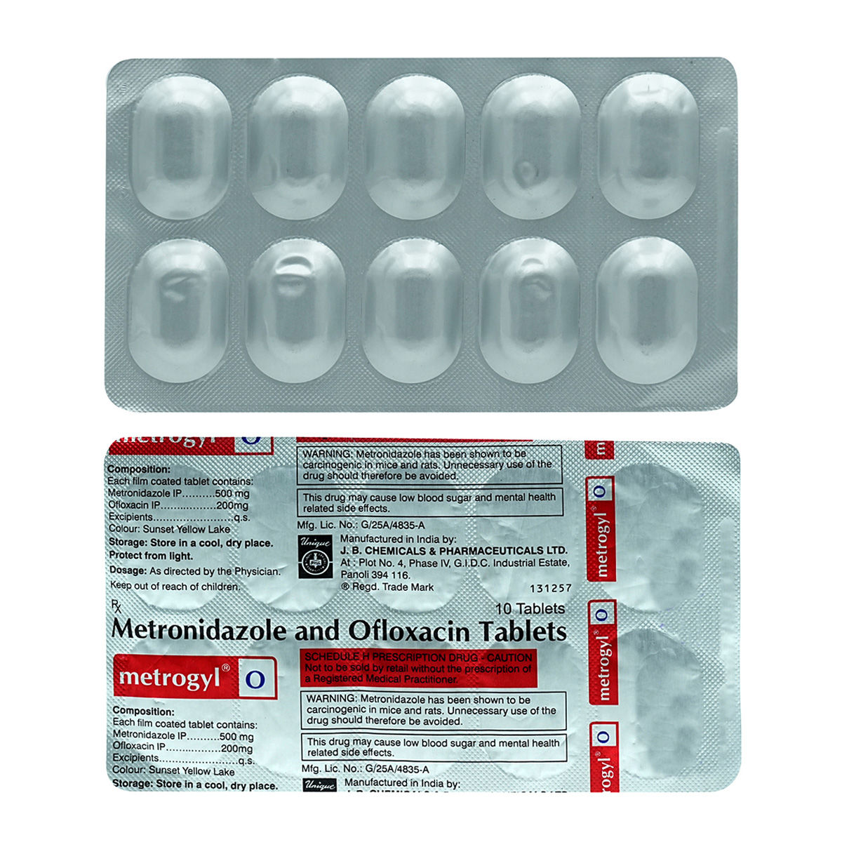 Metrogyl O Tablet | Uses, Side Effects, Price | Apollo Pharmacy