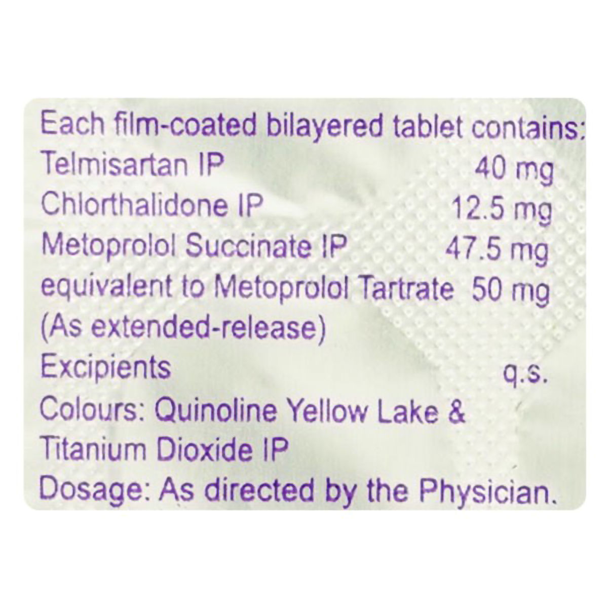 Metapro 3D 50 Tablet 10's Price, Uses, Side Effects, Composition ...