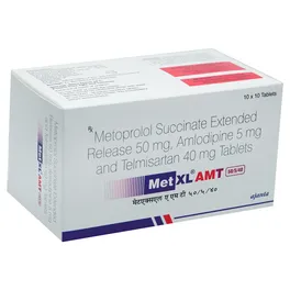 Met XL Amt 50/5/40 Tablet | Uses, Side Effects, Price | Apollo Pharmacy