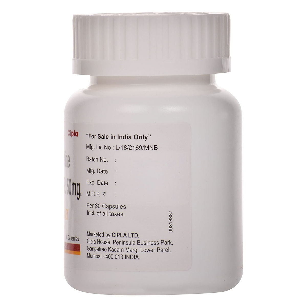 Mexohar 50 mg Capsule 30's Price, Uses, Side Effects, Composition ...