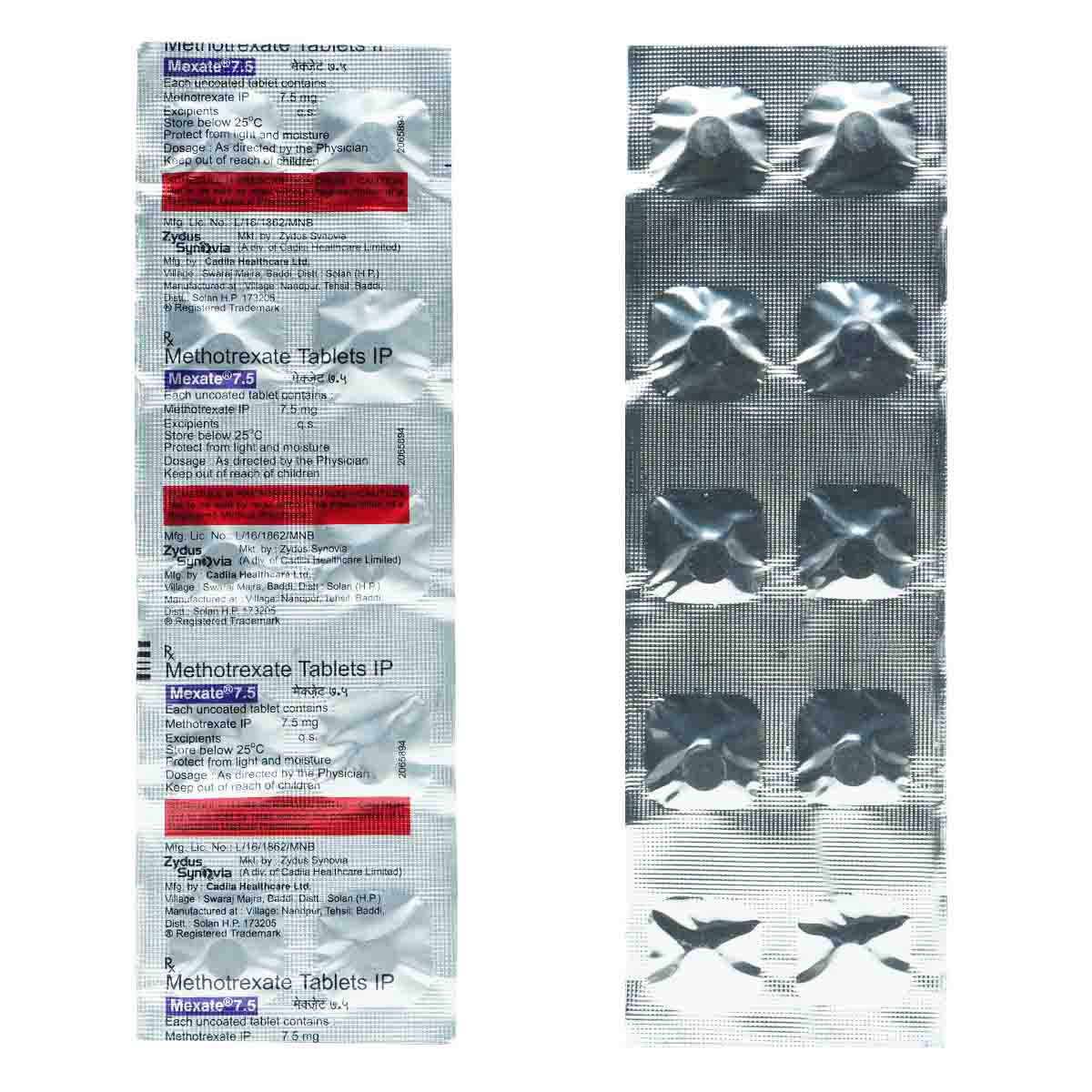 Mexate 7.5 mg Tablet | Uses, Side Effects, Price | Apollo Pharmacy