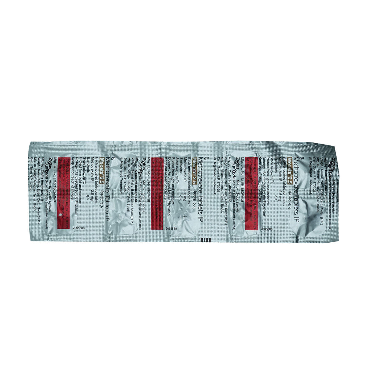 Mexate 2.5 mg Tablet | Uses, Side Effects, Price | Apollo Pharmacy